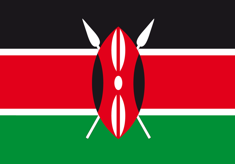 Drapeau Kenya - Pavillon kenyan - Boutique de Monsieur-des-Drapeaux