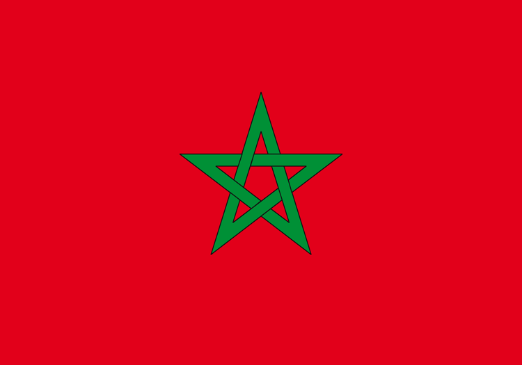 Drapeau Maroc - Pavillon marocain - Boutique de Monsieur-Drapeaux